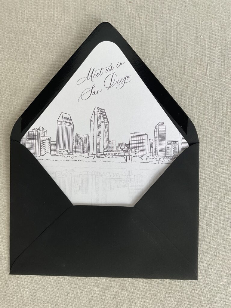 Envelope Liner with city skyline – Skyliner®